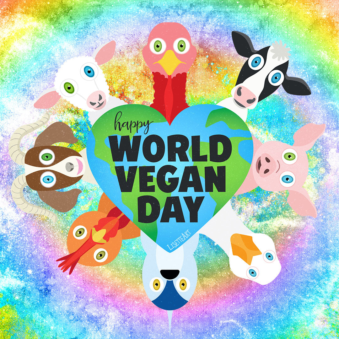 Happy World Vegan Day! – LisetteArt Shop