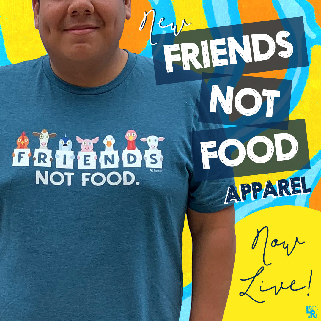 NEW Friends Not Food Apparel is live! – LisetteArt Shop
