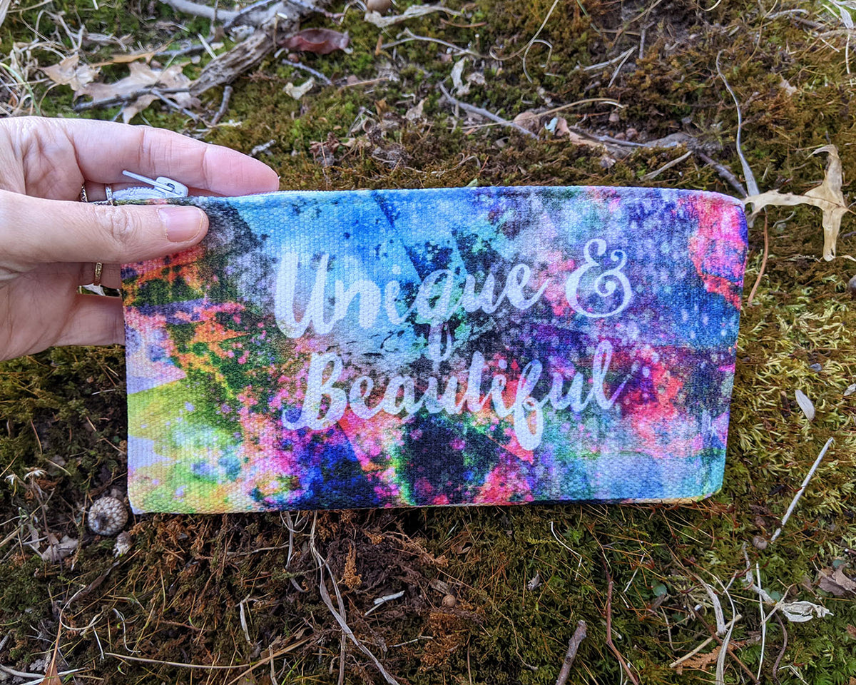 "Modern Victorian Portrait" Small Zipper Pouch - Pencil Case - Makeup ...